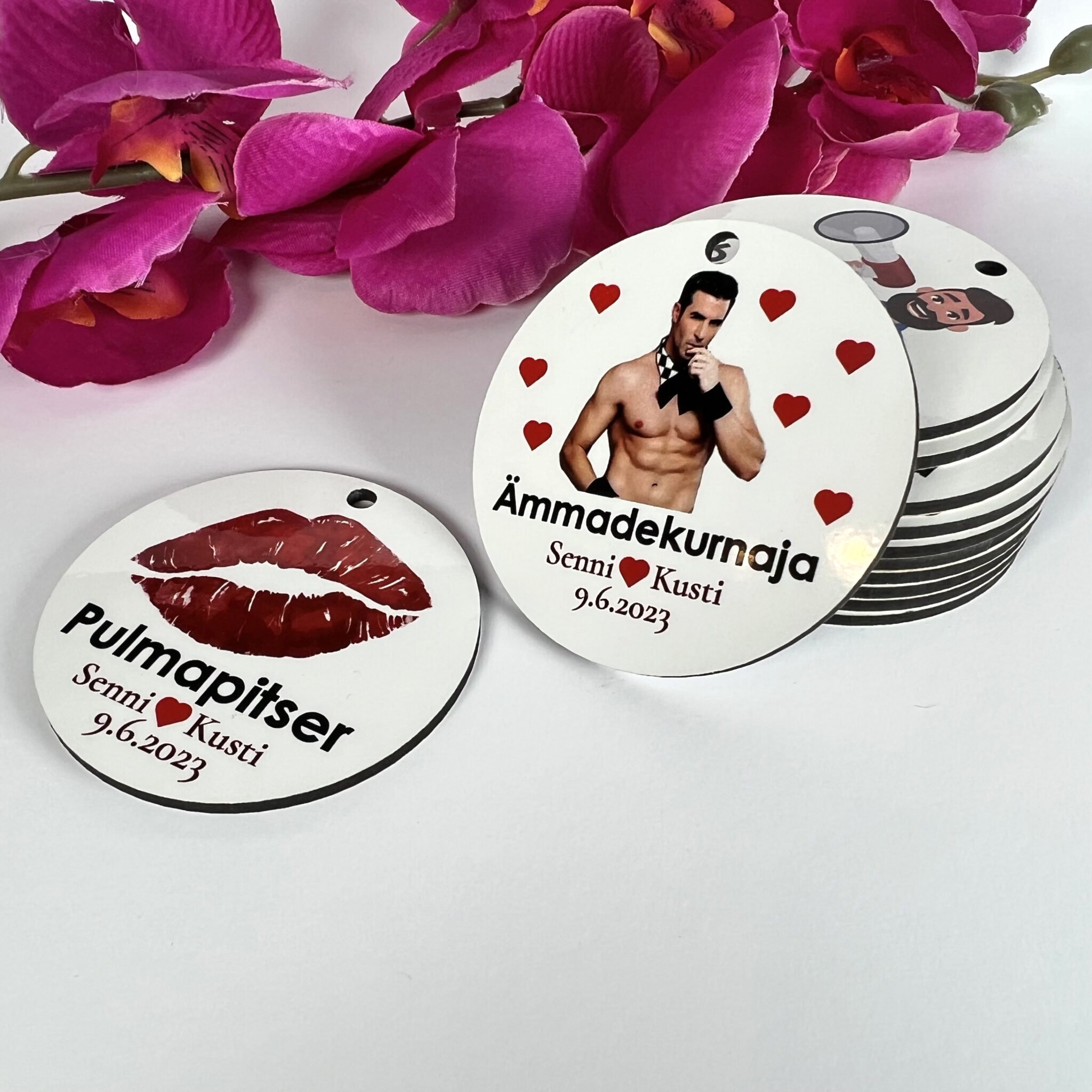 Värvilised pulma ametimärgid - Meistrimehed