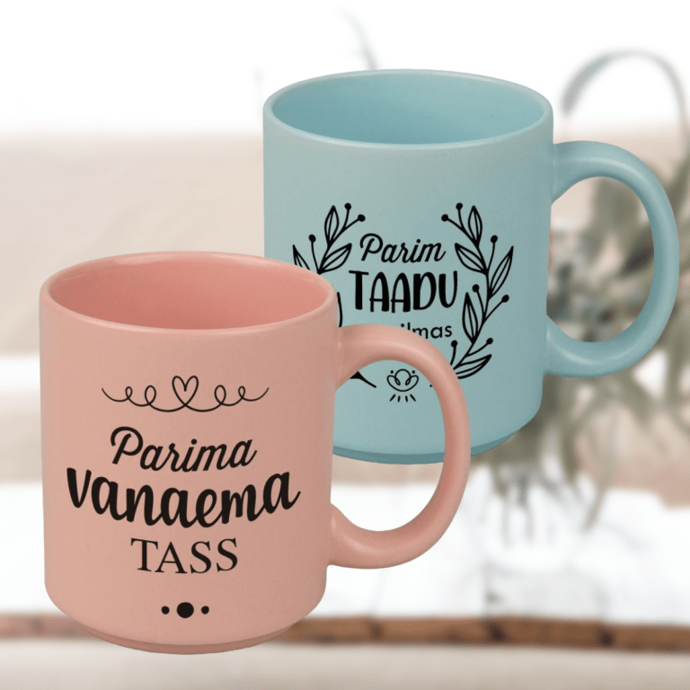 Pastelne matt kruus - Meistrimehed